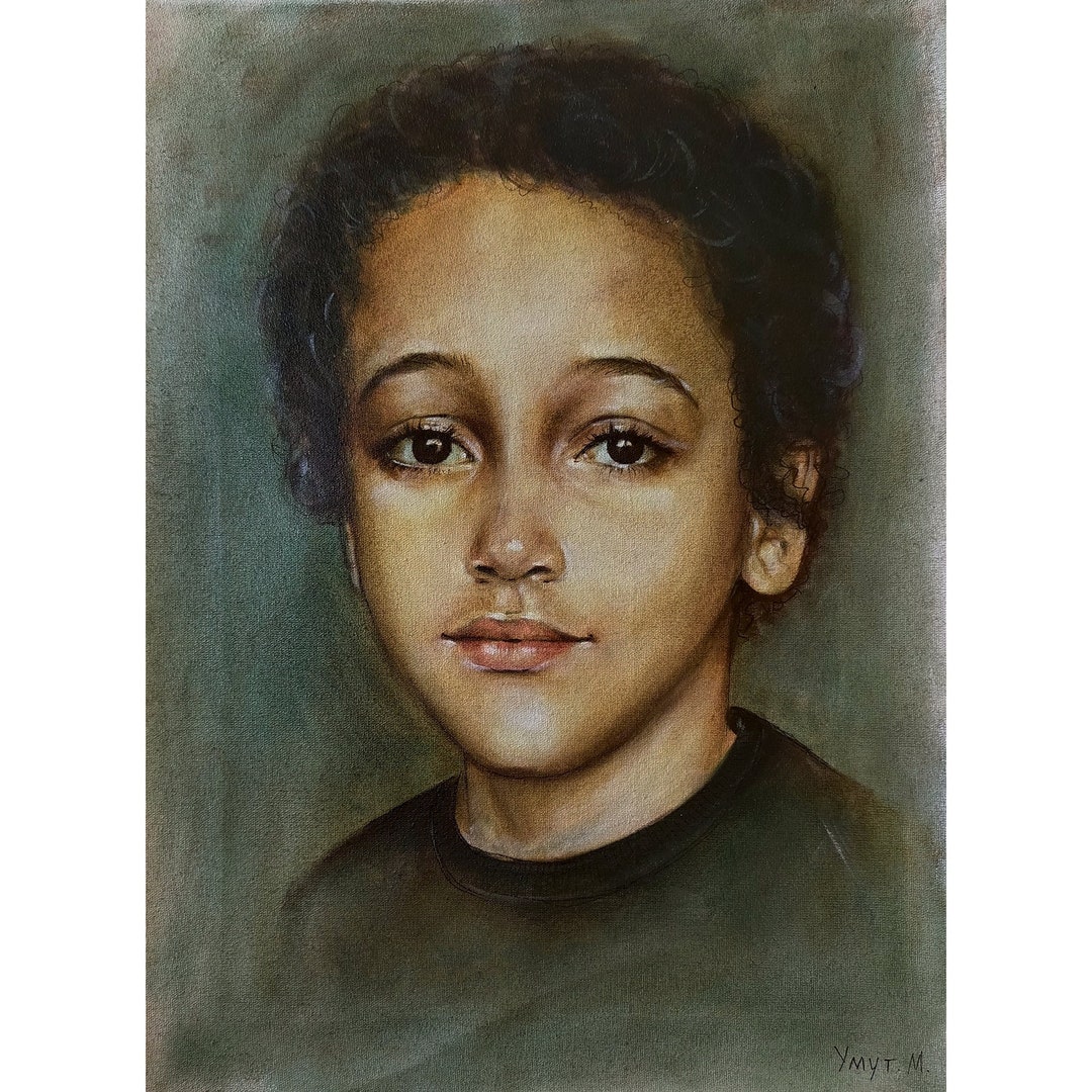 Custom Oil Portrait Painting: Hand-painted Art From Photo (16x12) - Etsy