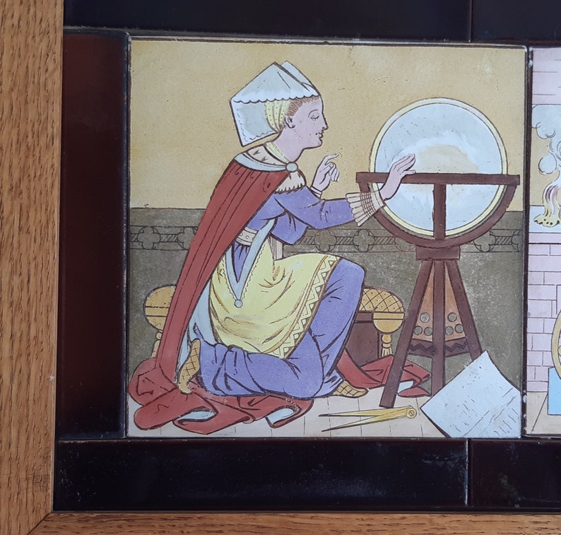Antique Tile Panel Copeland Medieval Crafts Circa 1877 - Etsy