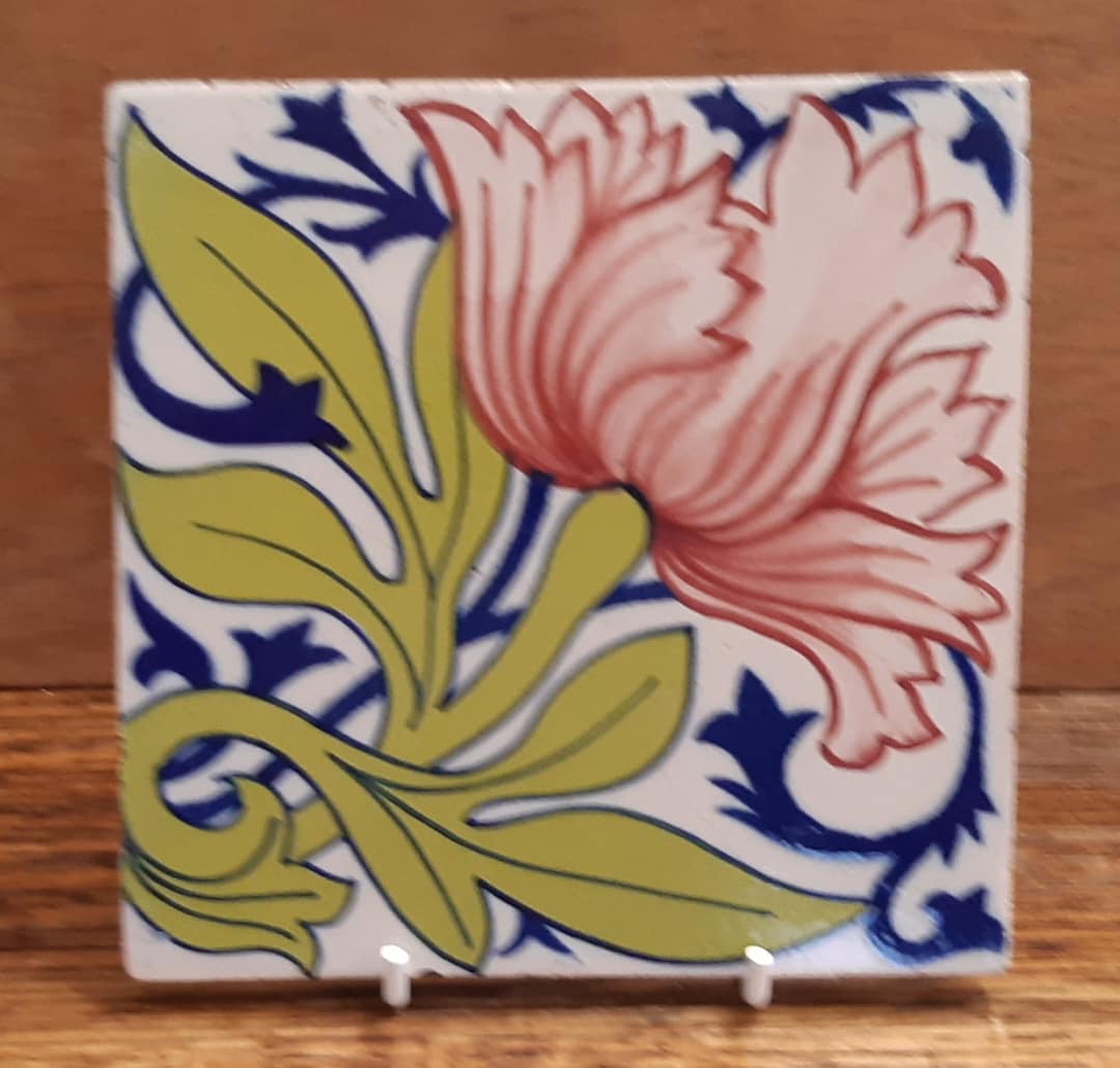 Antique Tile Aesthetic Delft Tile Designed by Lewis F Day About 1890 - Etsy