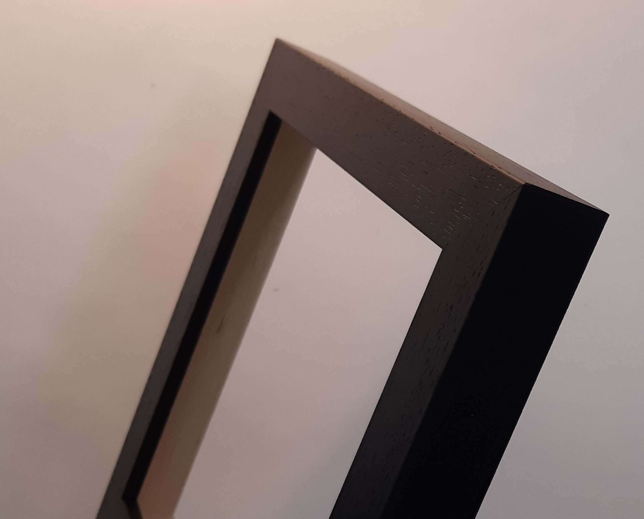 Tile Frame Six X Twelve Inch Wooden and Black in Colour - Etsy