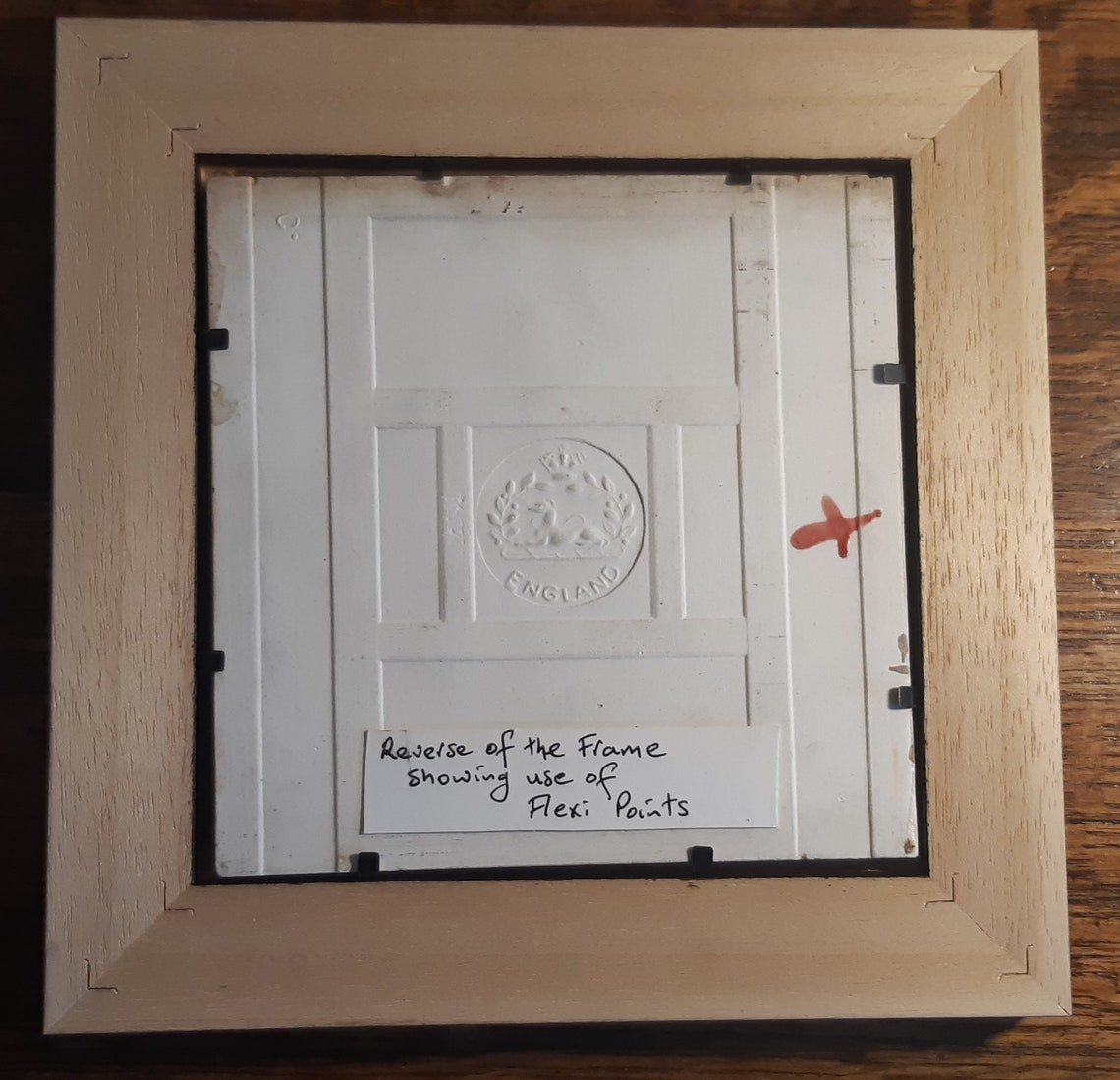 Tile Frame Six Inch Mahogany | Etsy