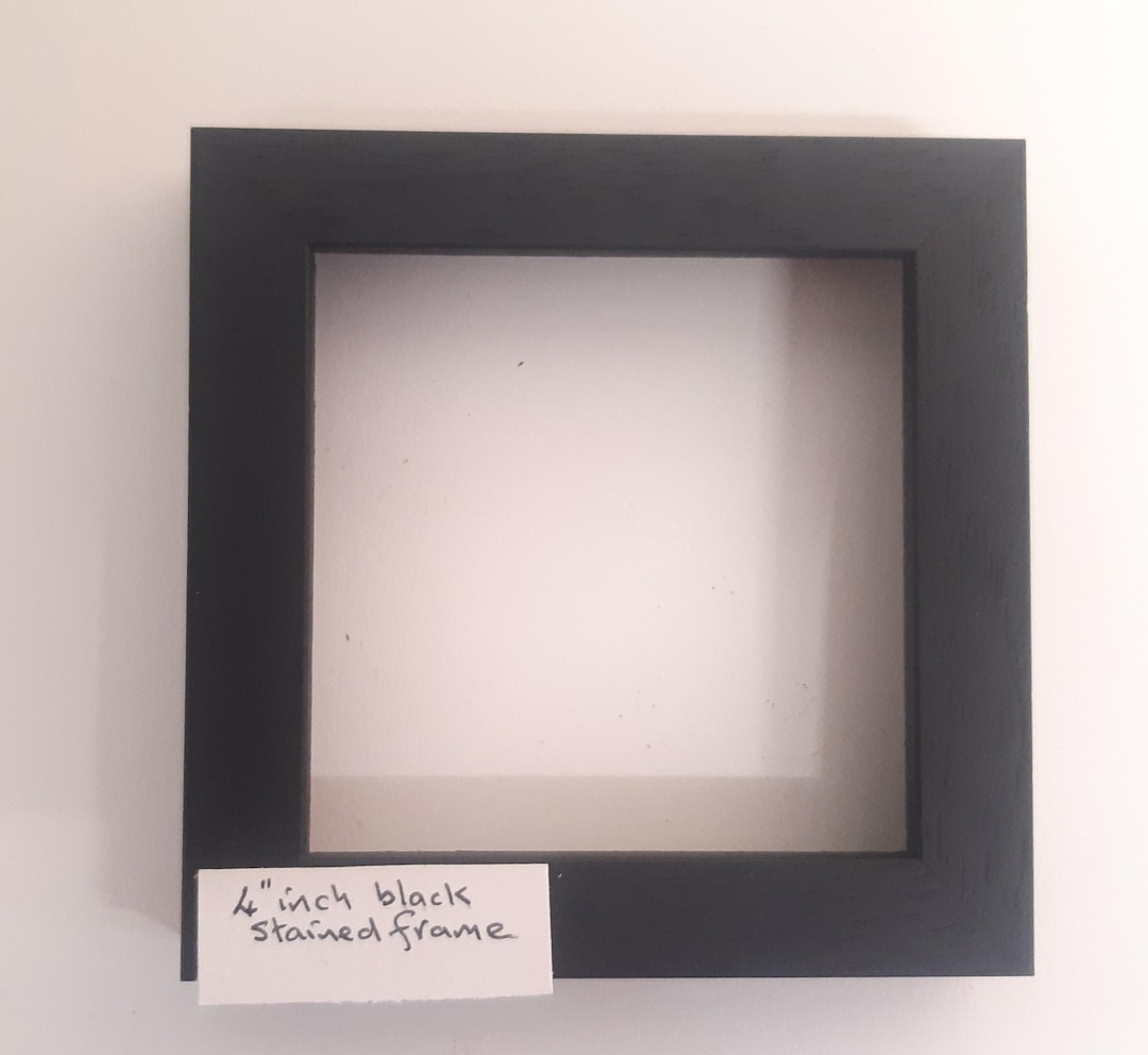 Tile Frame for a 4 Inch Tile, Wood and Black in Colour - Etsy