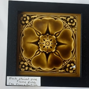 Tile Frame Six Inch Wooden and Black in Colour - Etsy