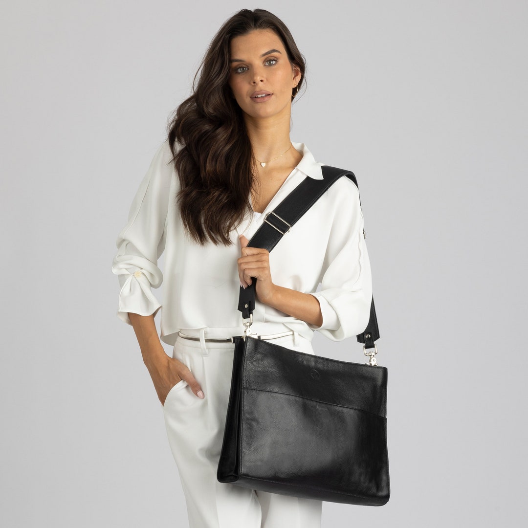 Alex Crossbody or Single Strap Bag in Black - Etsy