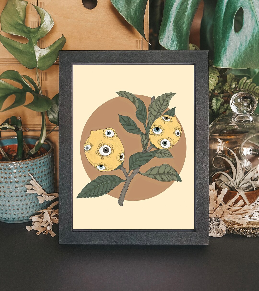 Eyeball Lemon Branch 11x14 Art Print / Wall Art / Poster / Home Décor ...
