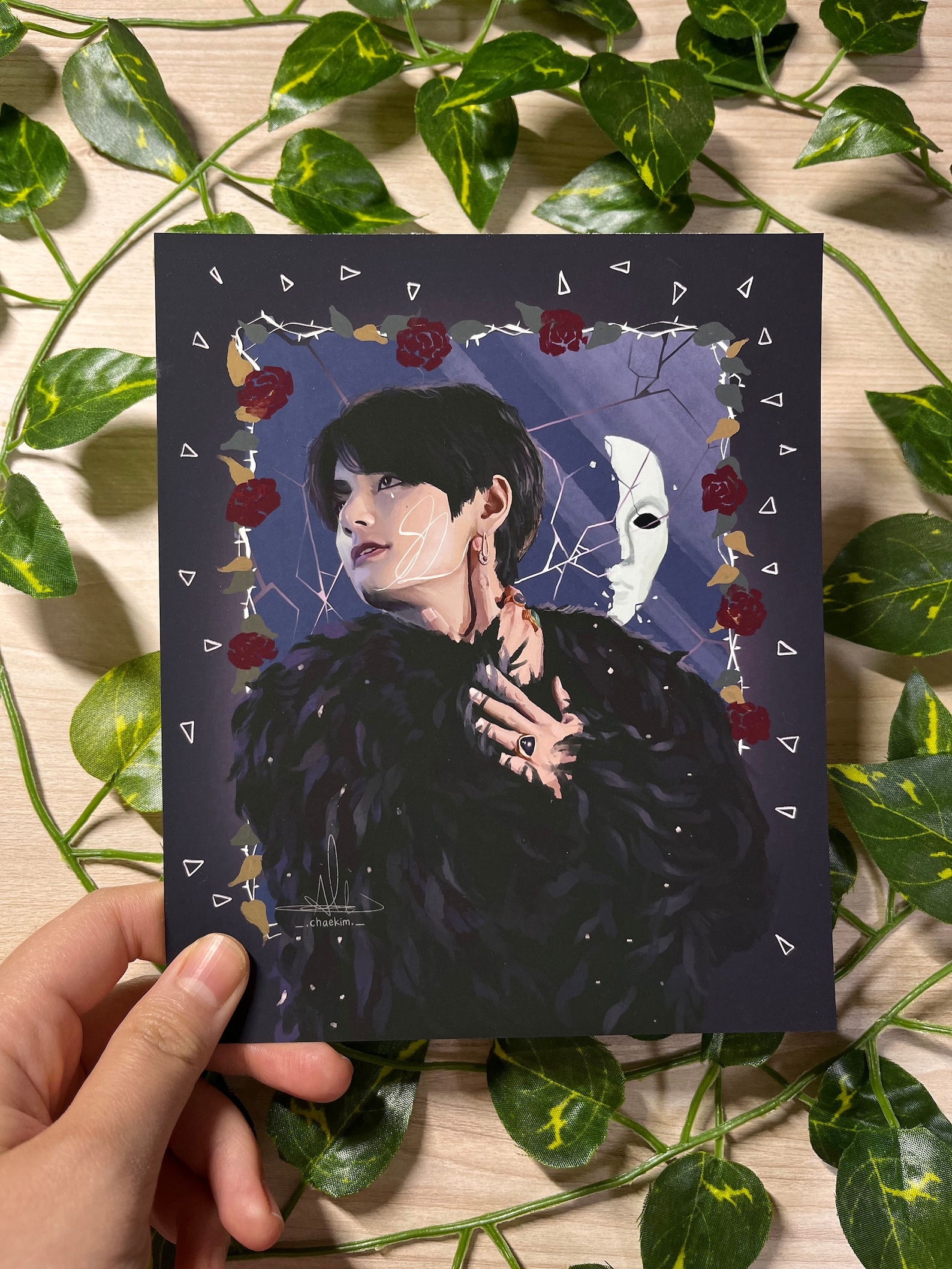 BTS V | V Fanart | Singularity Fanart | BTS Prints - Etsy
