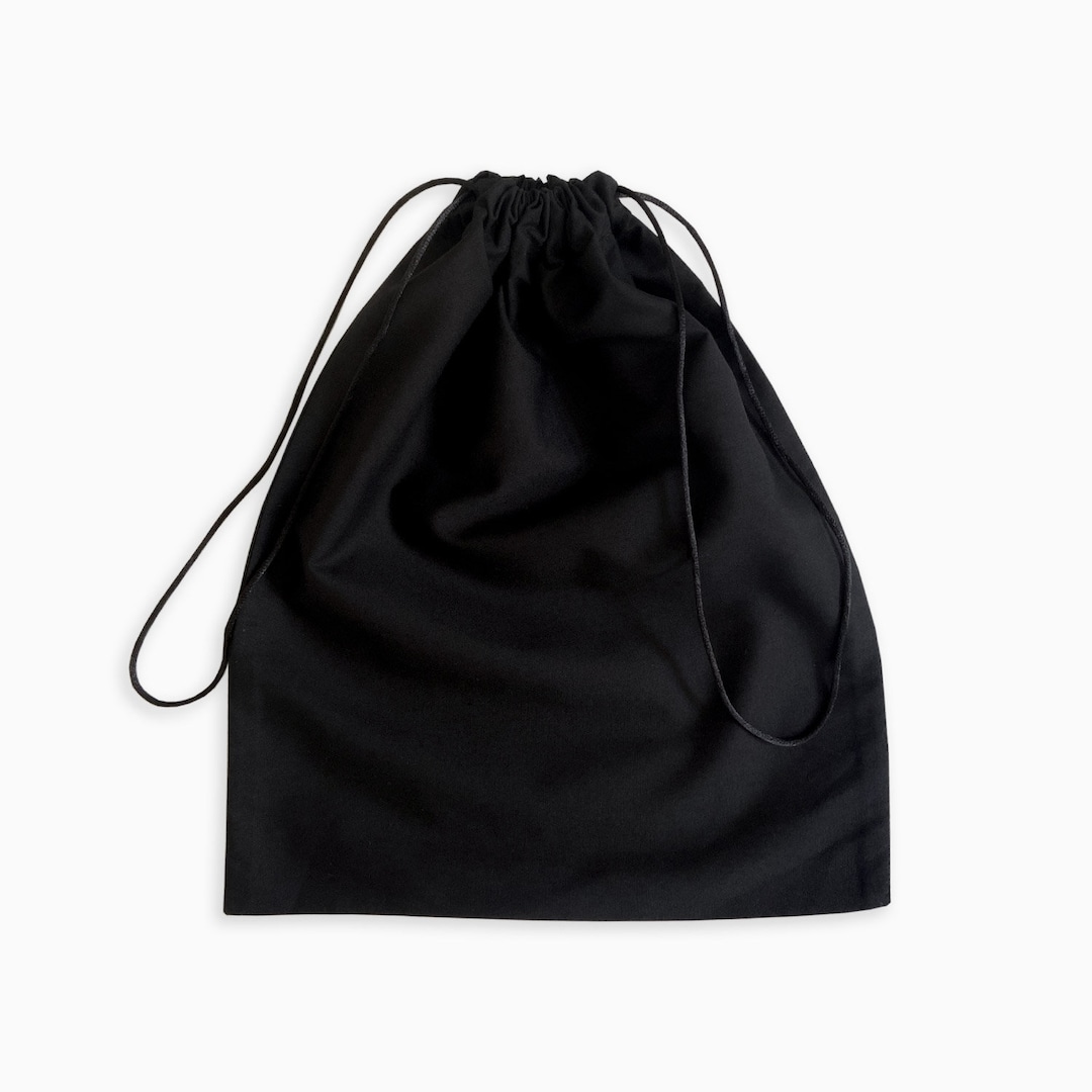 Black Dust Bag - Extra Small to Extra Large - Broadcloth Cotton ...
