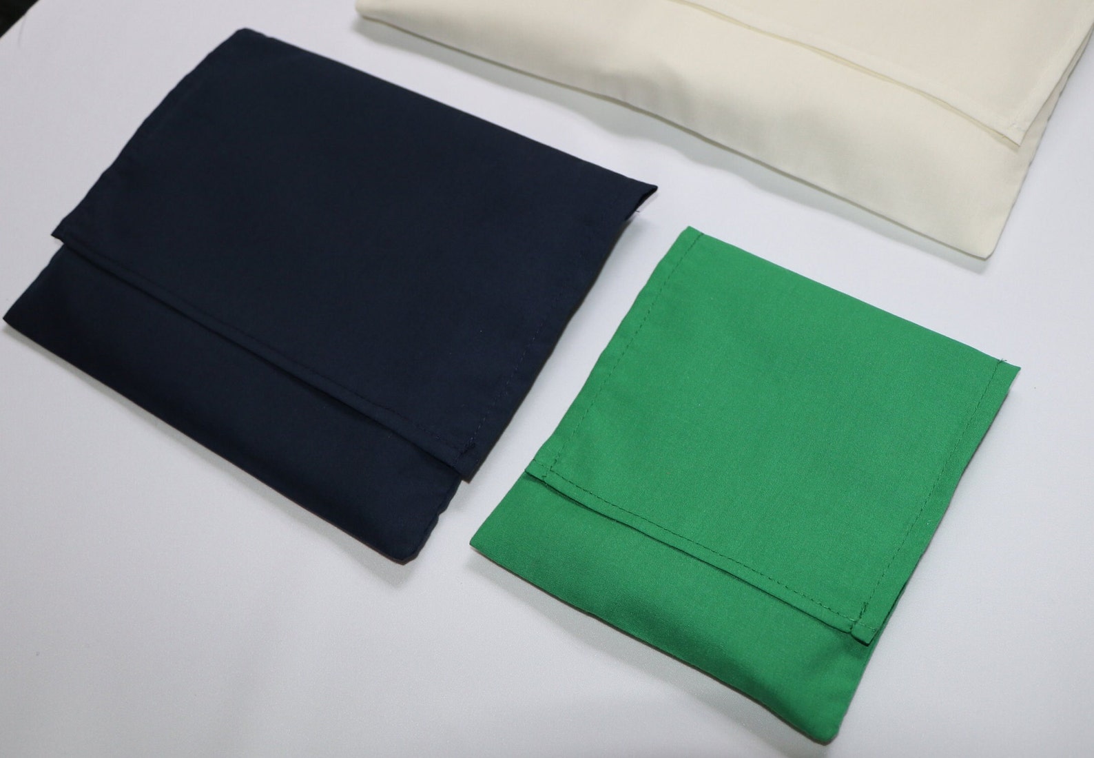 Handmade Flap Envelope Dust Bag: Polyester Cotton Blend Storage Pouch ...