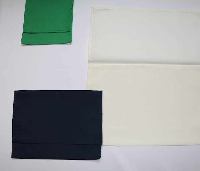 Handmade Flap Envelope Dust Bag: Polyester Cotton Blend Storage Pouch ...
