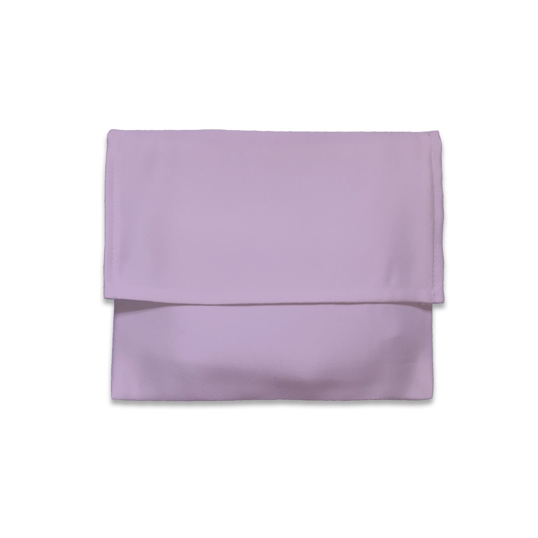Light Purple Lilac Satin Flap Envelope Bag - Extra Small to Extra Large ...