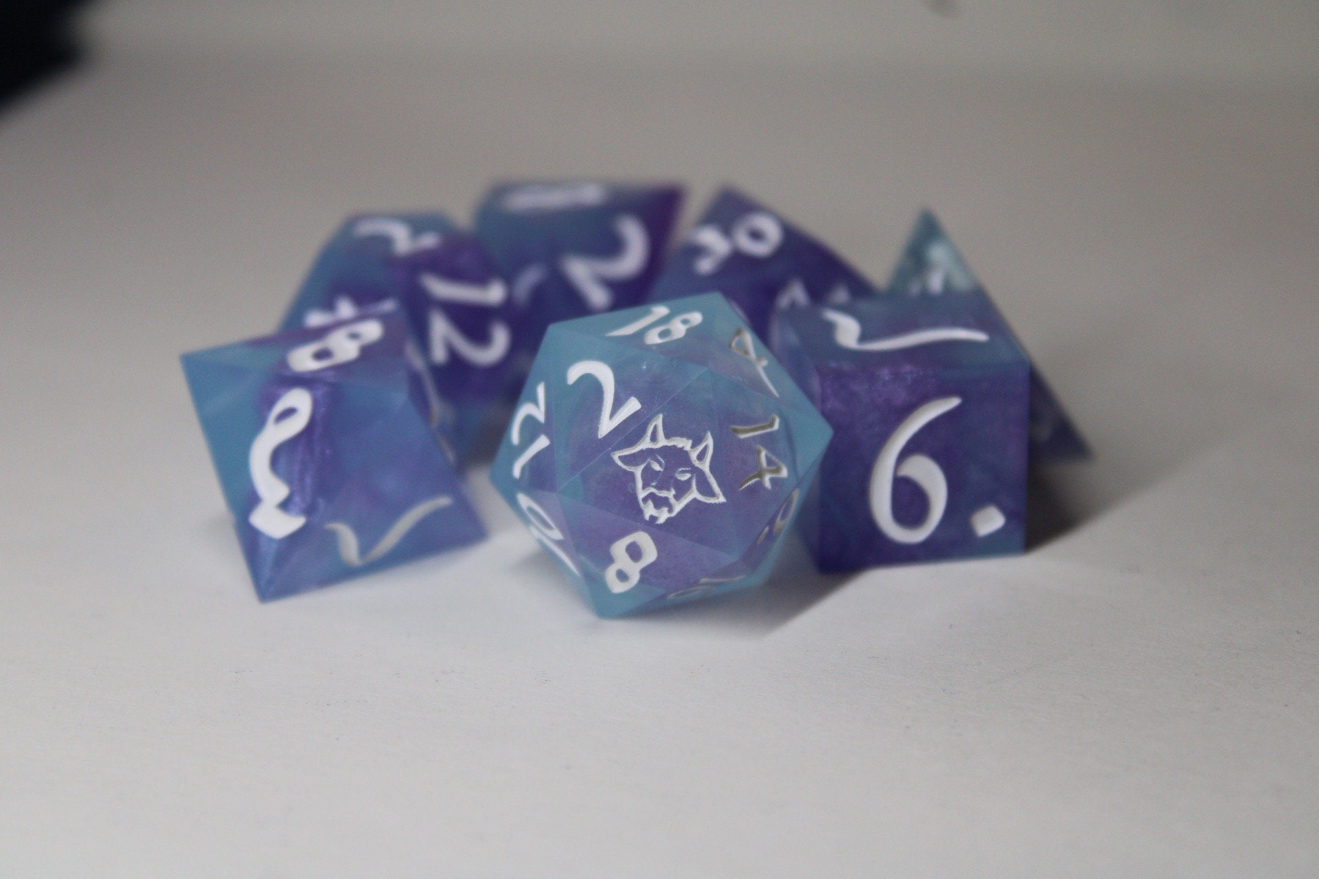 Infinity-sided Die Sharp Edged Liquid Core Dice for Ttrpgs - Etsy