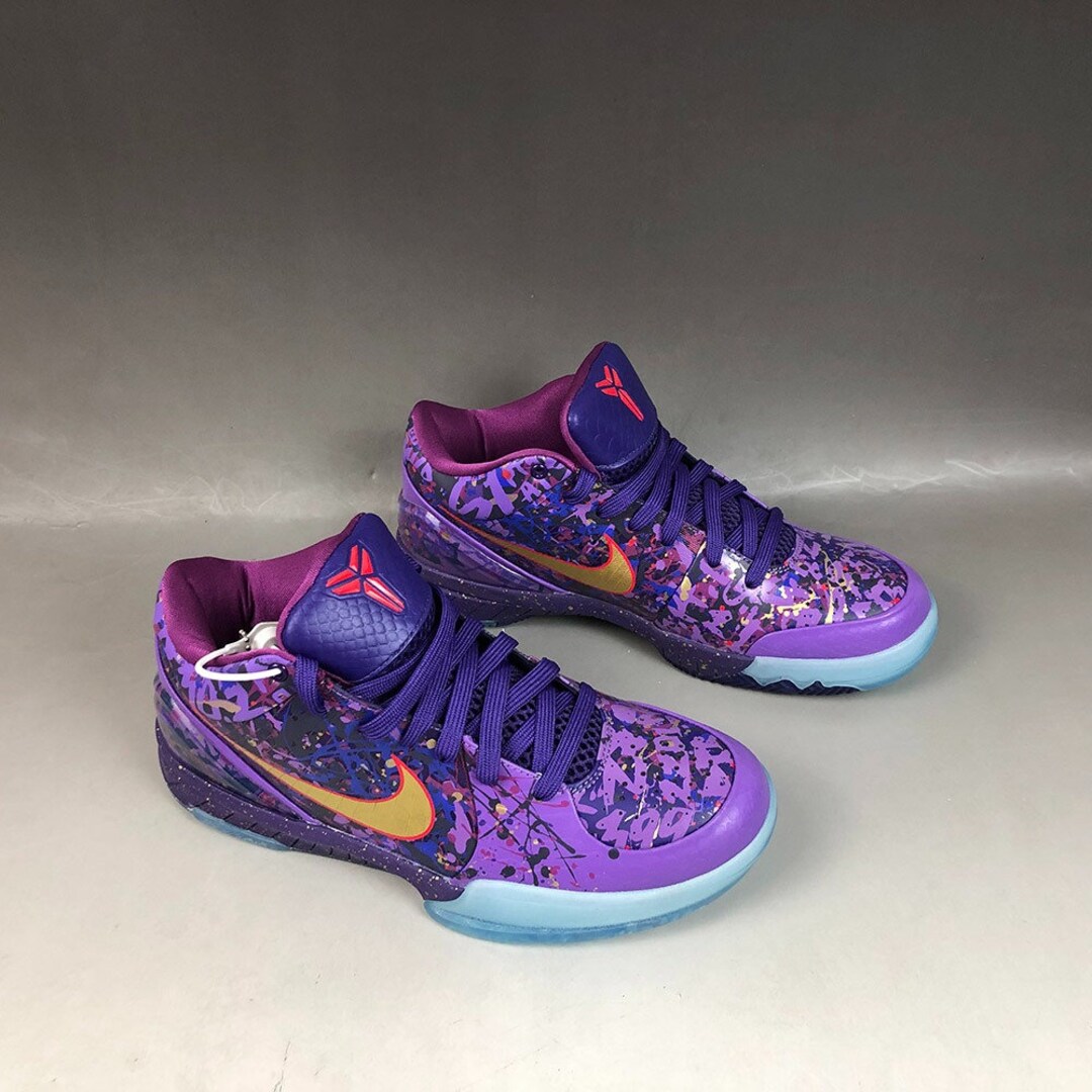 Zoom Kobe 4 prelude Court Purple/metallic Gold-purple Venom - Etsy