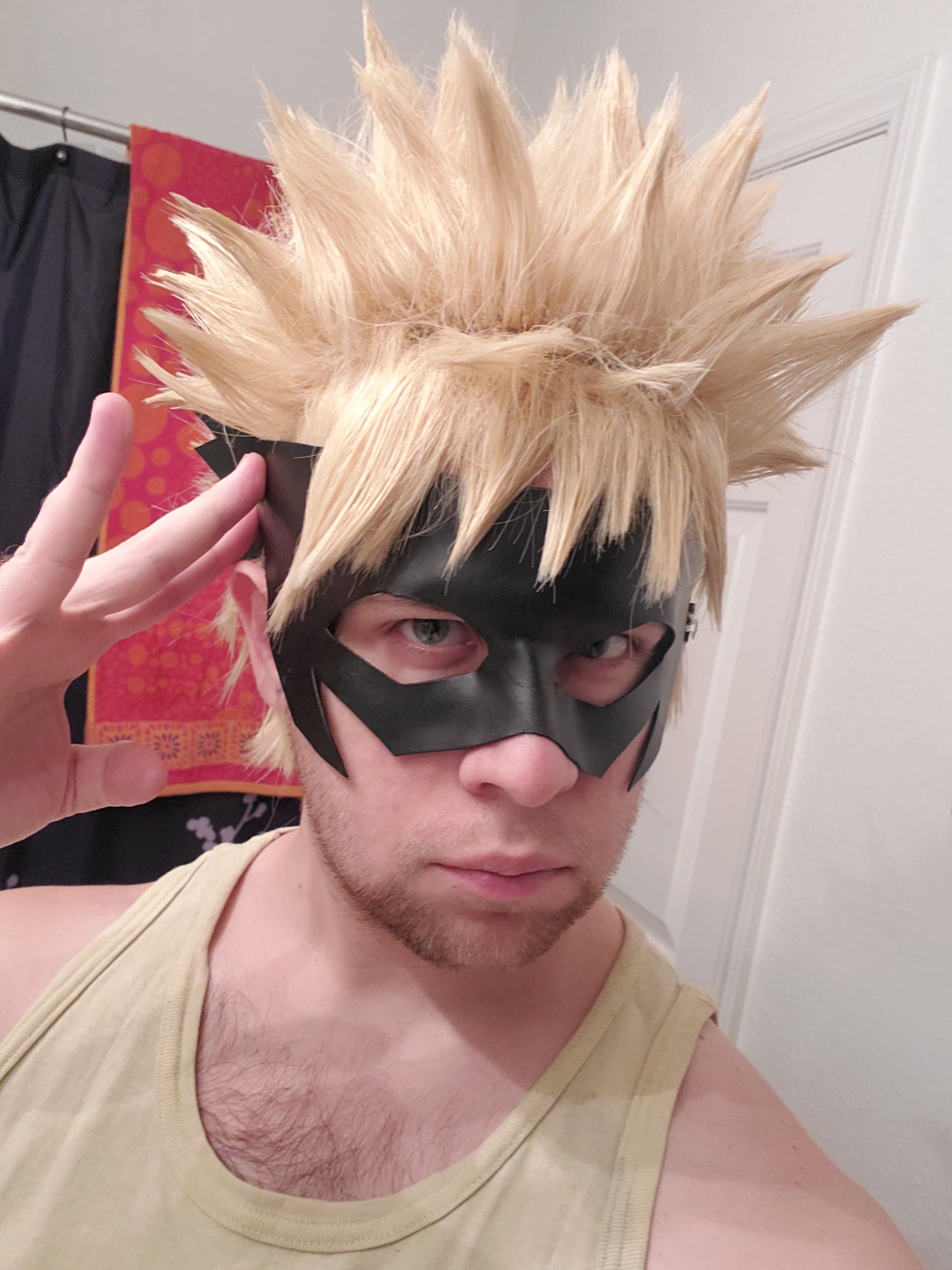Bakugo Hero Mask Template - Etsy