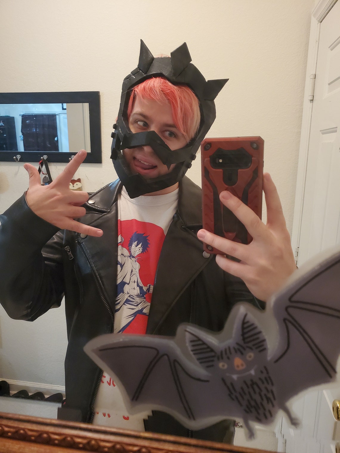 Red Riot Mask Kirishima Template - Etsy