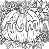 Fall Vibes Coloring Page Autumn Coloring Page Fall Coloring Page ...