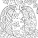 Scarecrow Coloring Page Autumn Coloring Page Fall Coloring Page Pumpkin ...