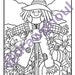 Scarecrow Coloring Page - Autumn Coloring Page - Fall Coloring Page ...