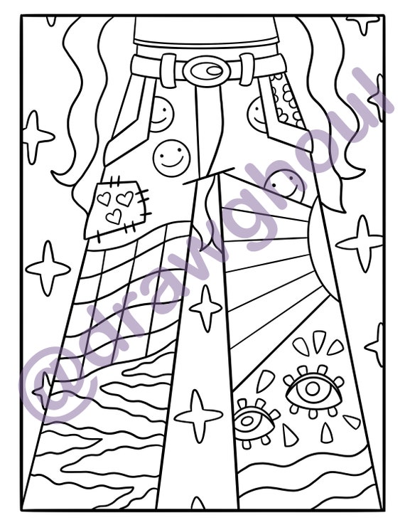 Pants Coloring Pages