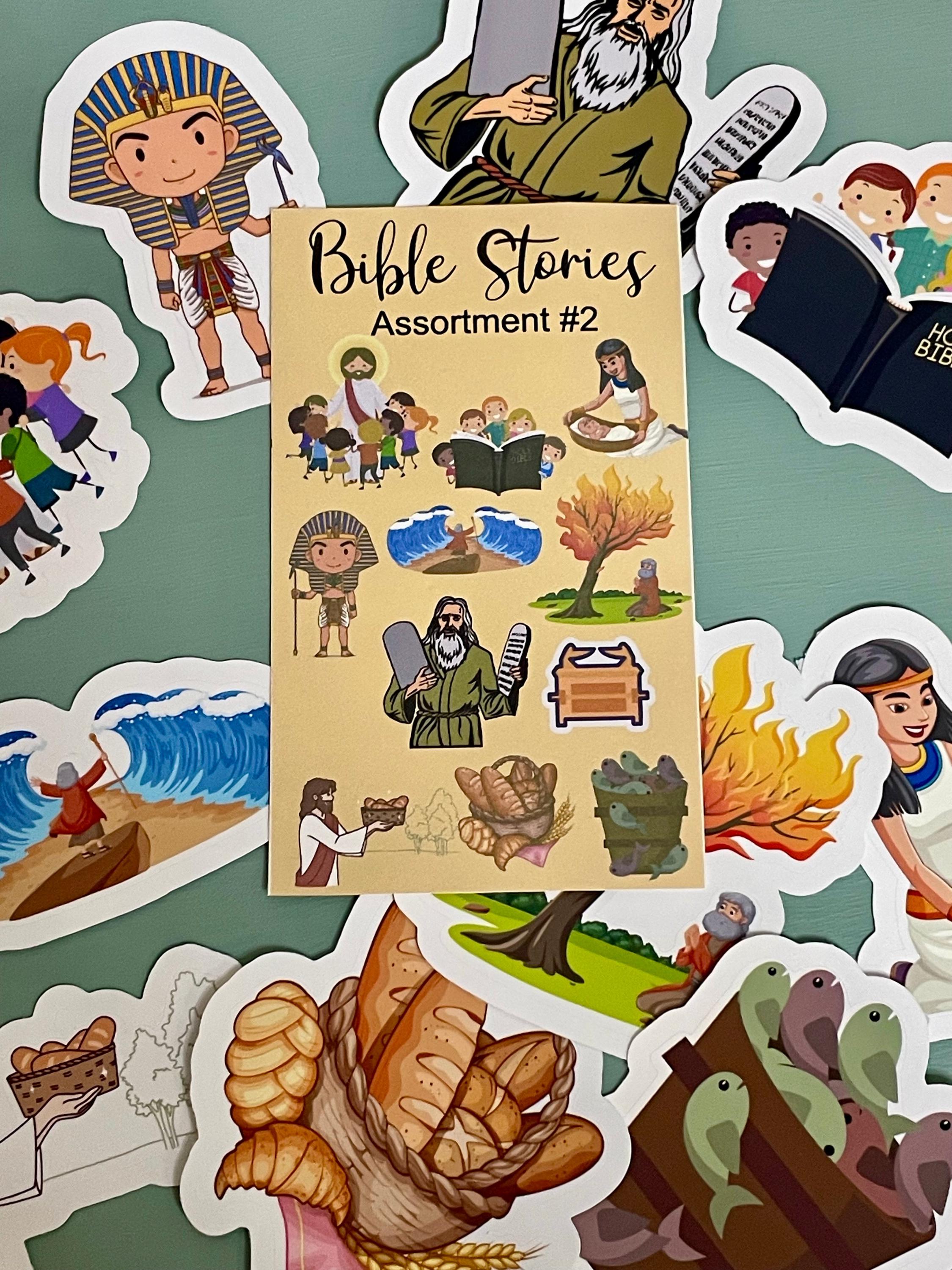Bible Stories Sticker Set 1 - Etsy