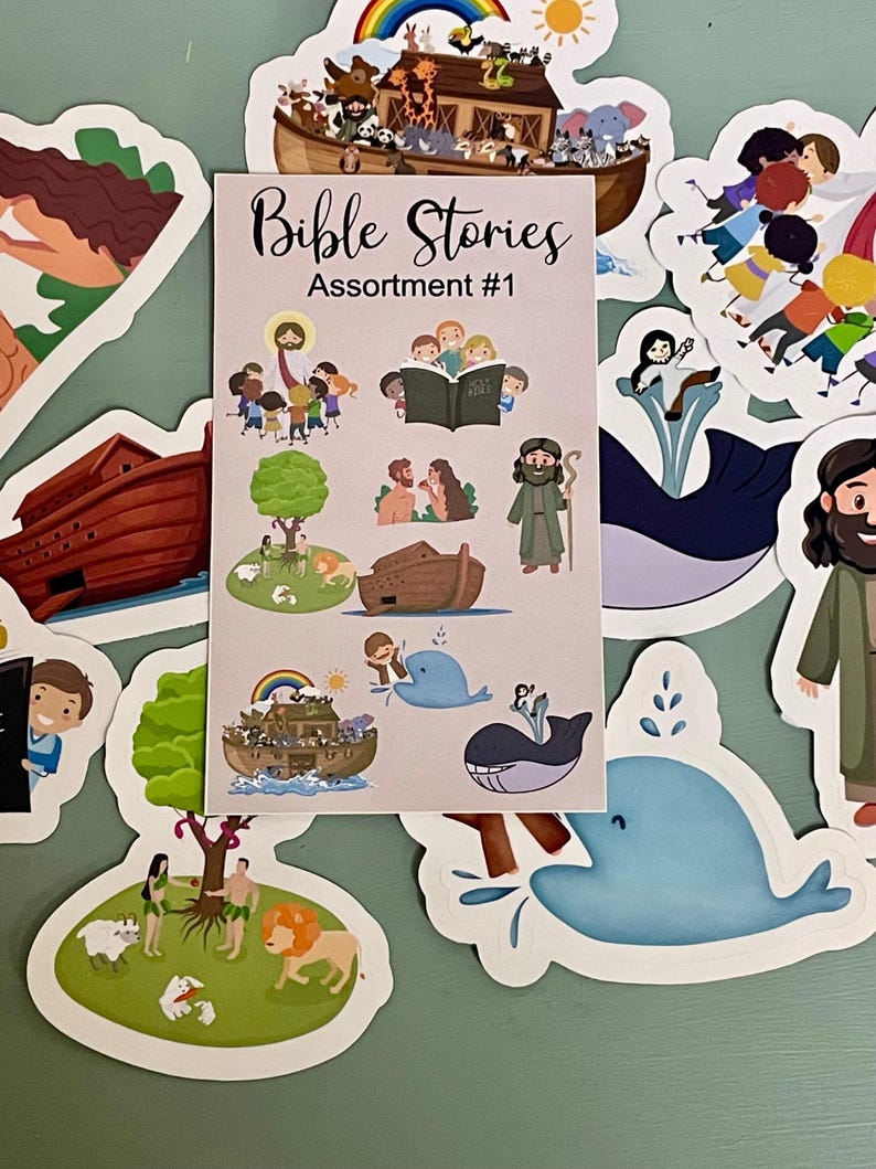 Bible Stories Sticker Set 2 - Etsy