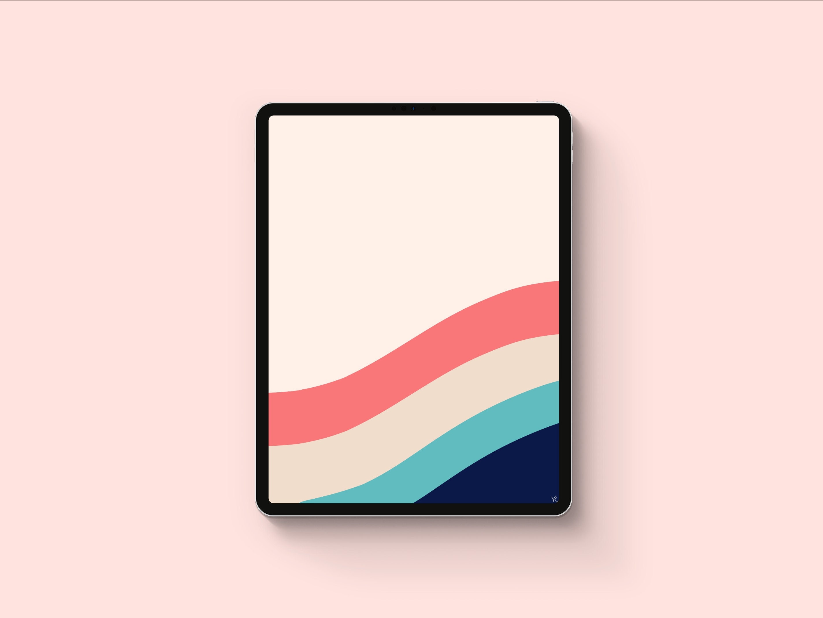 Aesthetic Retro iPad Wallpaper Background - Fun, Abstract, INSTANT ...