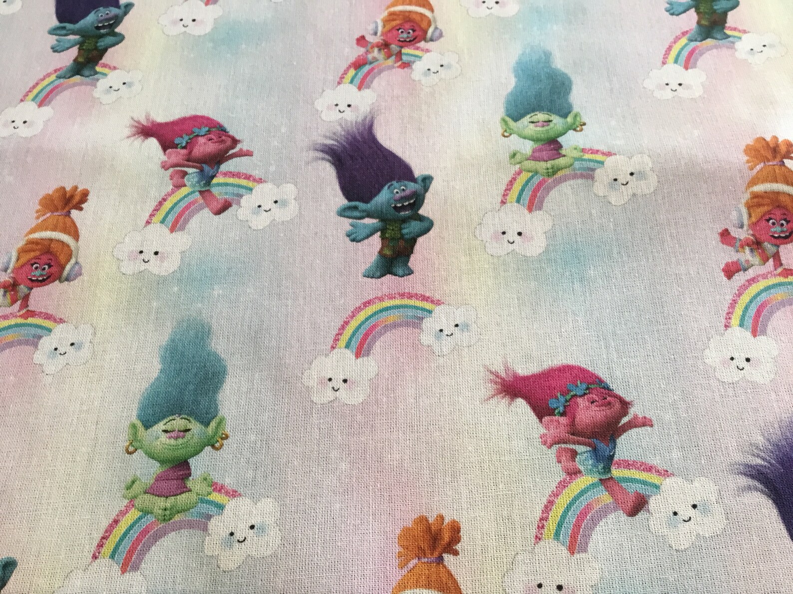 Trolls Characters Dreamworks 100% Cotton Fabric Fat Quarter - Etsy