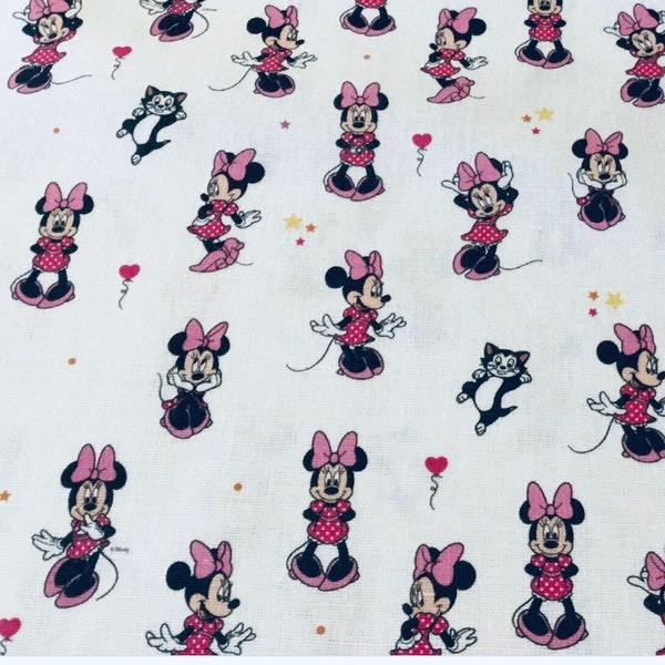 Minnie Mouse Fabric - Etsy UK