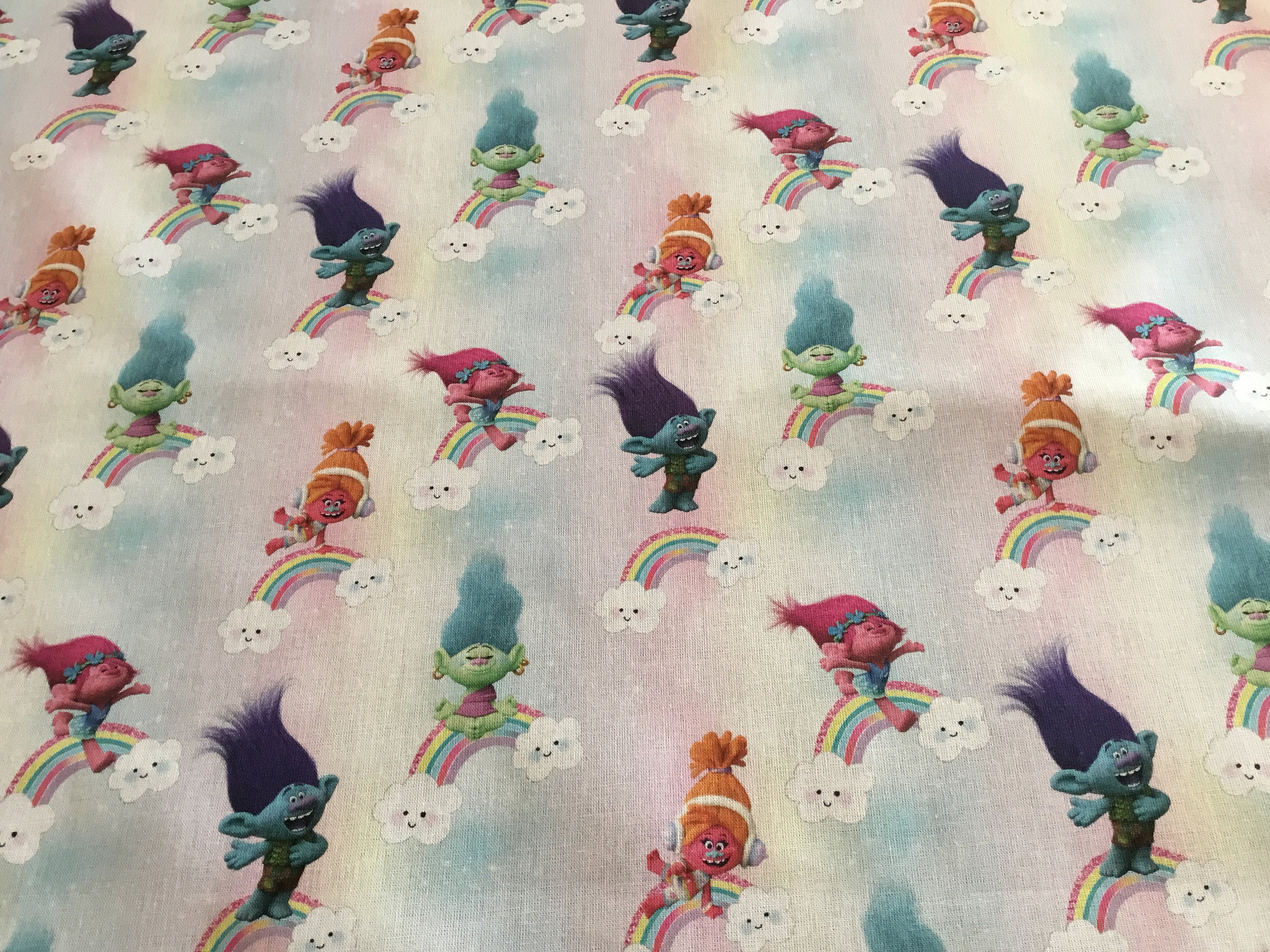 Trolls Characters Dreamworks 100% Cotton Fabric Fat Quarter - Etsy