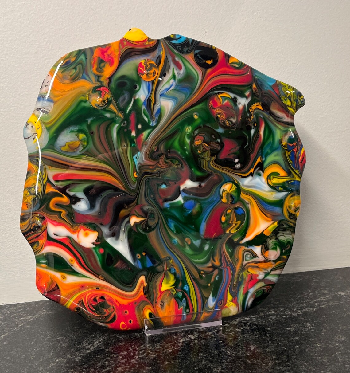 Fused Glass Melt Sculpture - Etsy