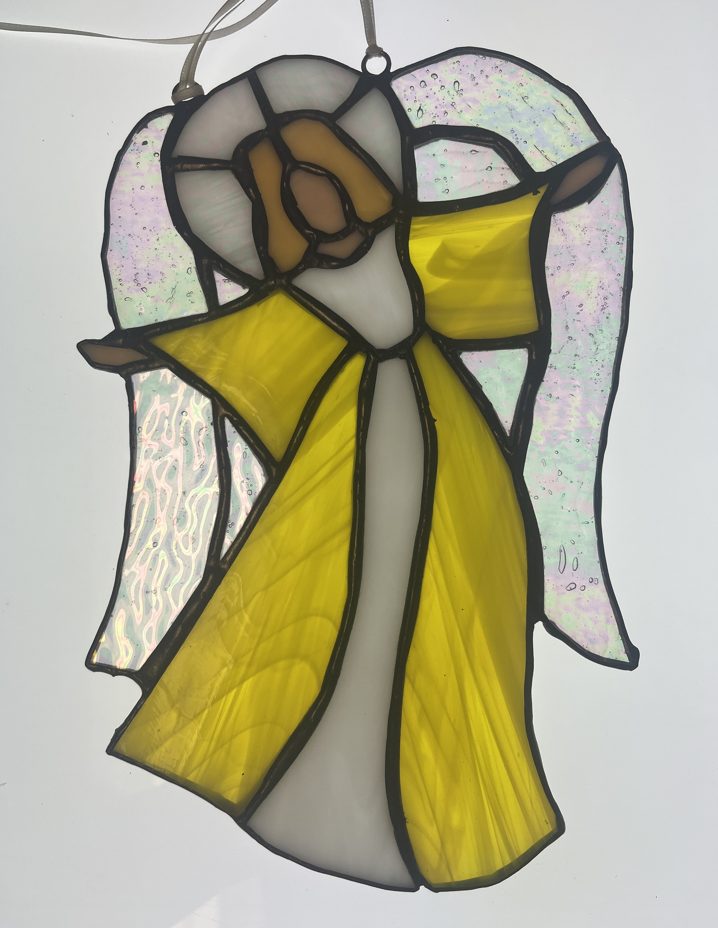 Stained Glass Angel Ornament - Etsy