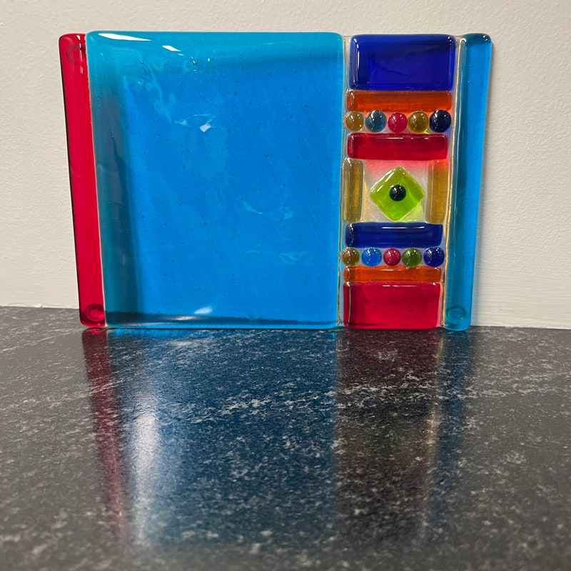 Fused Glass Trivet - Etsy