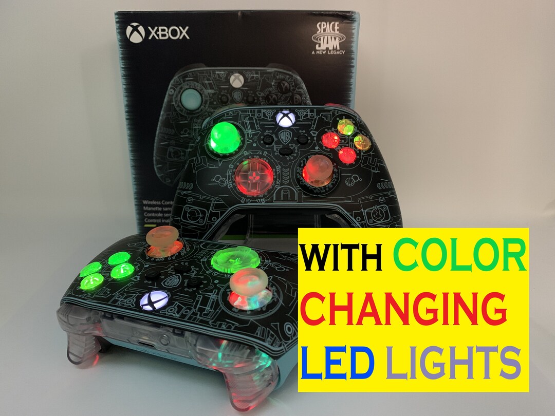 BRAND NEW Space Jam A New Legacy Xbox One Controller W Color Changing ...