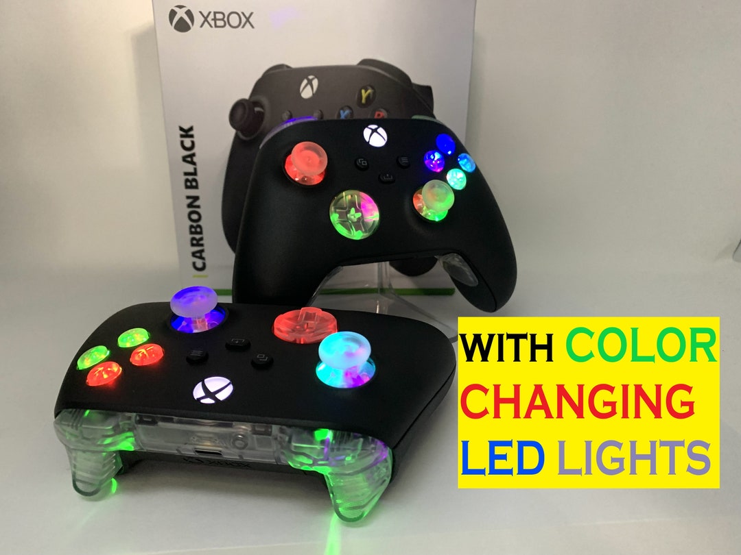BRAND NEW Black Xbox One Controller W Color Changing LED Mod Gaming - Etsy