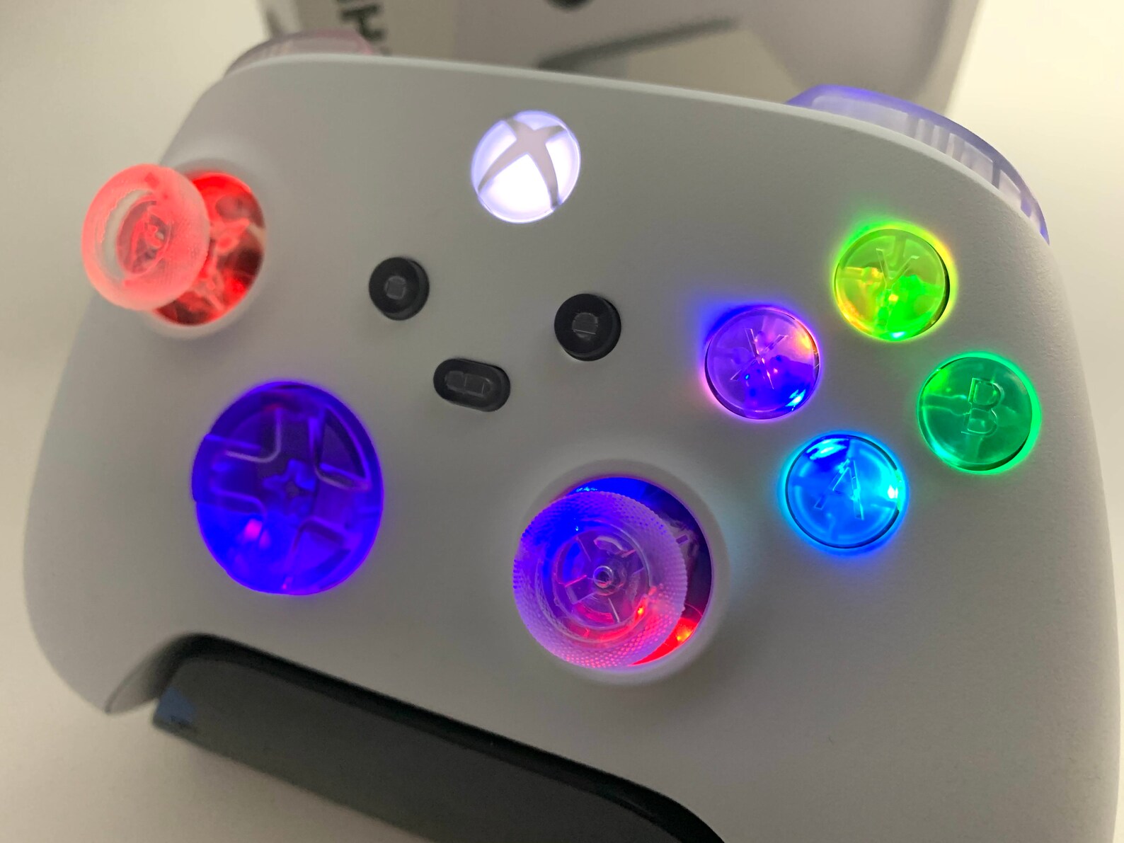 BRAND NEW White Xbox One Controller W Color Changing LED Mod Gaming - Etsy