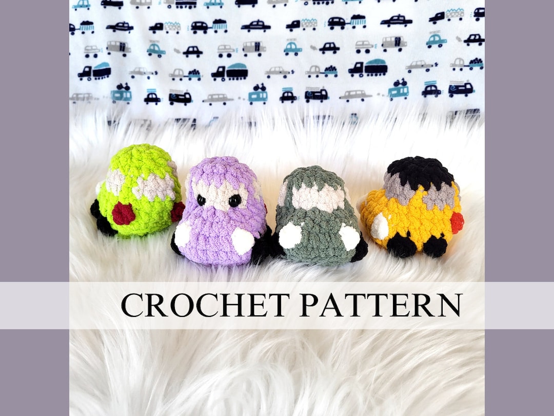 Revy the No-sew Car Crochet Pattern | No Sew Crochet Pattern | Crochet ...