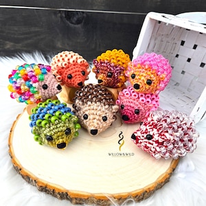 Beaded Fidget Hedgehog Crochet Pattern: Beginner Friendly, No Sew ...