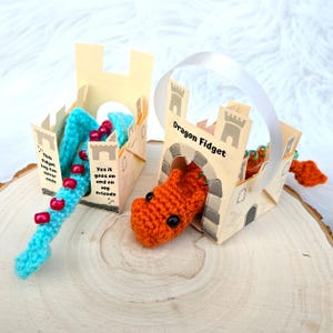 Beaded Fidget Dragon Crochet Pattern: Beginner Friendly, No Sew ...