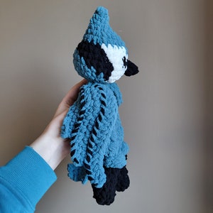 Baxter the Bluejay Knotted Lovey Pattern | Bluejay Crochet Pattern ...