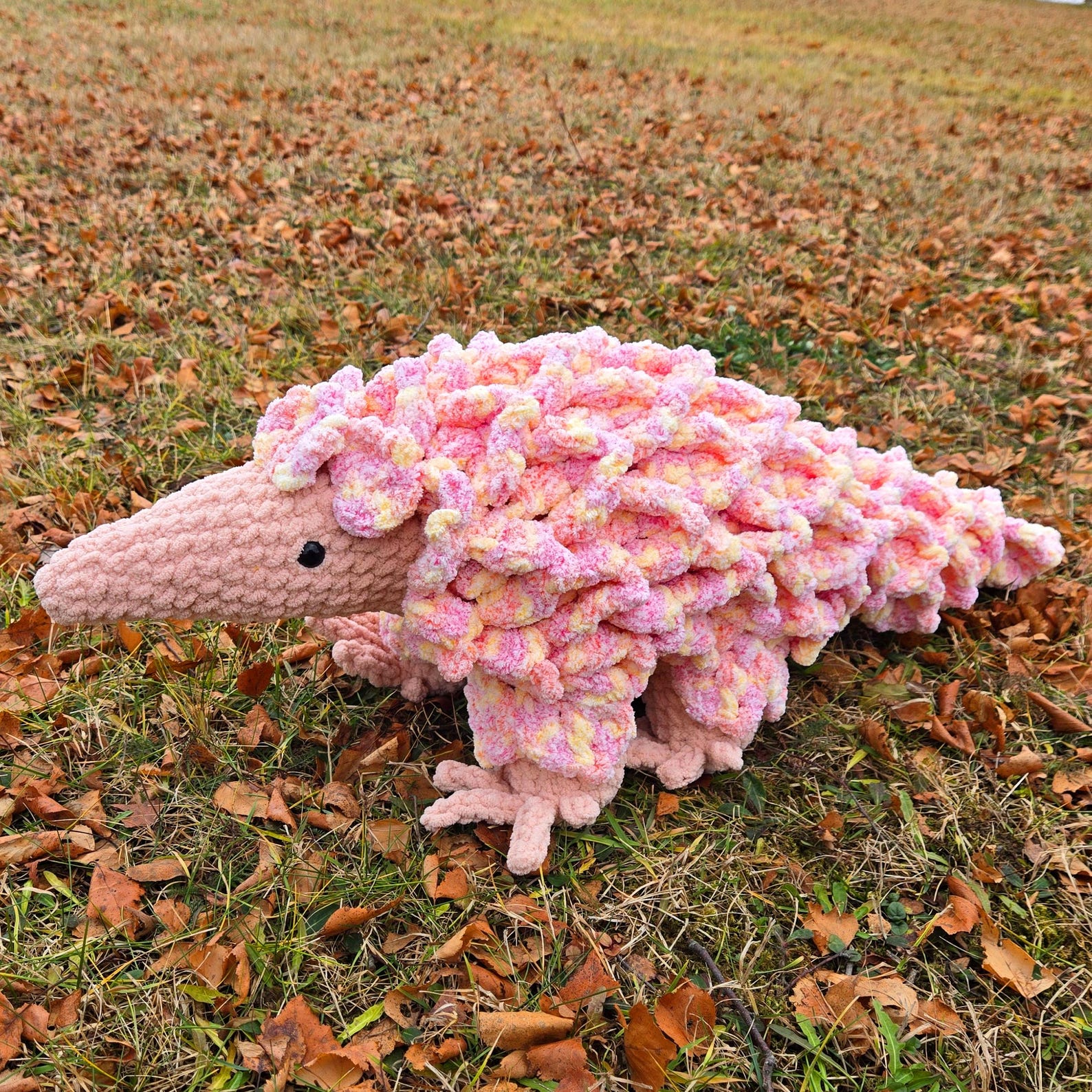 Aureli the Pangolin Crochet Pattern: Life Sized Amigurumi, Crochet ...