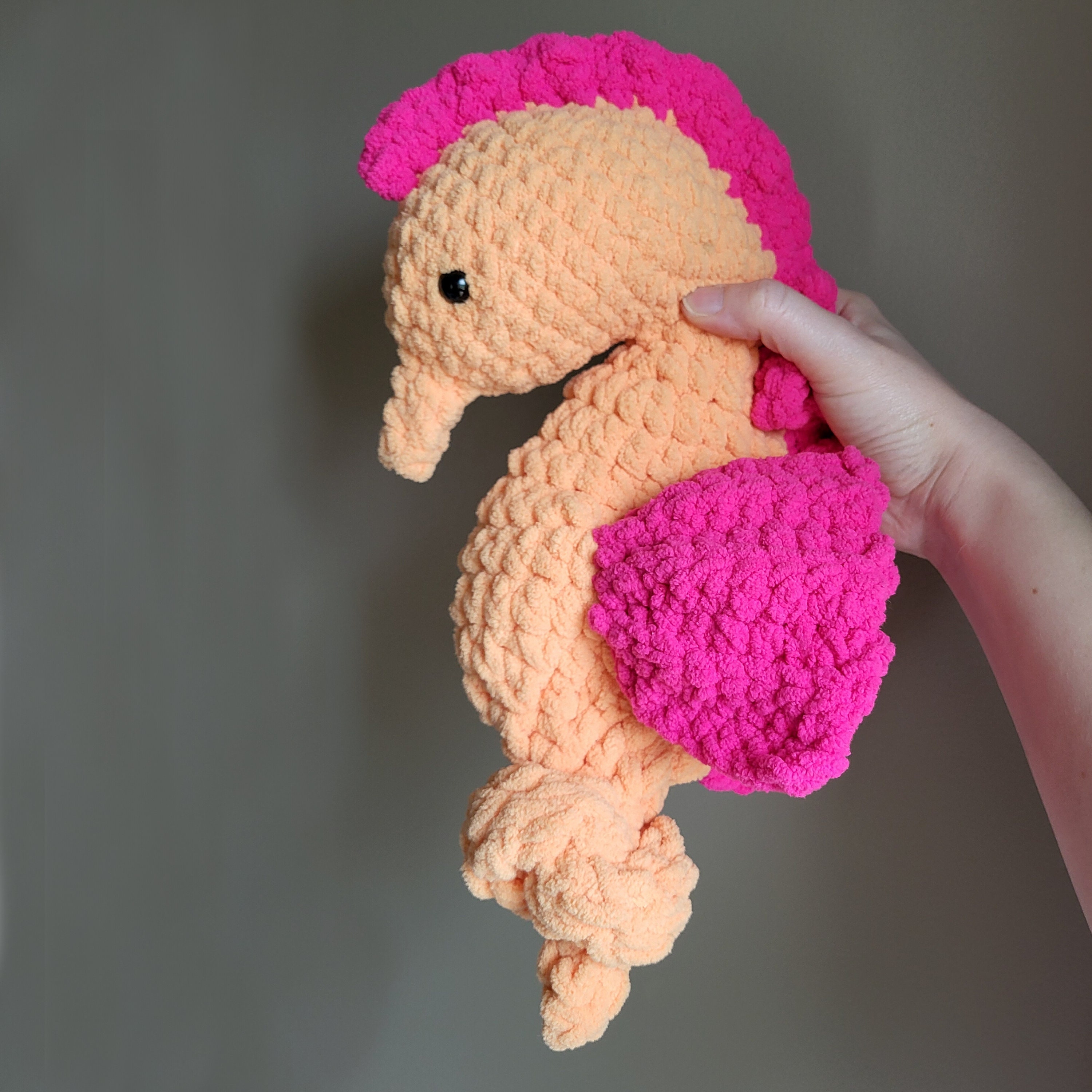 Melody the Seahorse Knotted Lovey Pattern | Seahorse Crochet Pattern ...