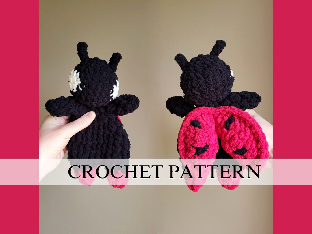 Lulu the Ladybug Bub Pattern | Crochet Ladybug Pattern | Ladybug ...
