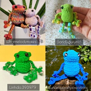 Beaded Fidget Frog Crochet Pattern: Beginner Friendly, No Sew, Sensory ...