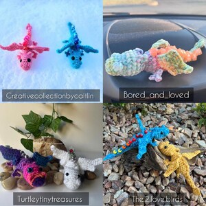 Beaded Fidget Dragon Crochet Pattern: Beginner Friendly, No Sew ...