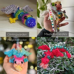 Beaded Fidget Dragon Crochet Pattern: Beginner Friendly, No Sew ...