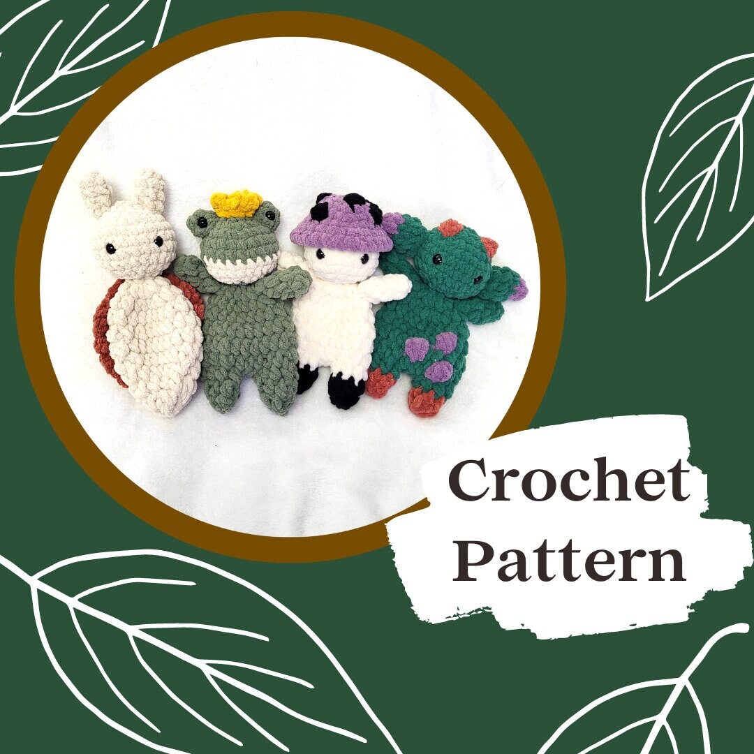 Four Swamp Bub Patterns Snail Crochet Pattern Frog Crochet Pattern ...