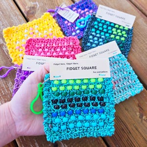 Beaded Fidget Square Crochet Pattern: Beginner Friendly, No Sew ...