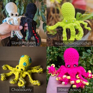 Beaded Fidget Octopus Crochet Pattern: Beginner Friendly, No Sew ...