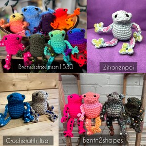 Beaded Fidget Frog Crochet Pattern: Beginner Friendly, No Sew, Sensory ...