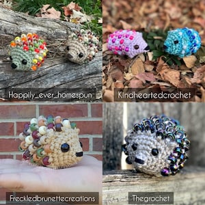 Beaded Fidget Hedgehog Crochet Pattern: Beginner Friendly, No Sew ...