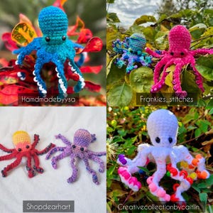Beaded Fidget Octopus Crochet Pattern: Beginner Friendly, No Sew ...